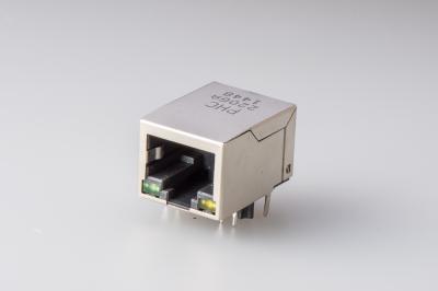 中国 イーサネット RJ45 ジャックの SMT RJ45 のコネクター ネットワークのソケットのメス コネクタの側面は導かれると入ります 販売のため