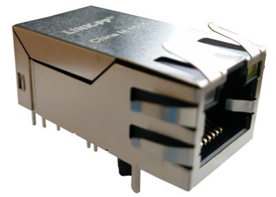 China Módulo magnético do conector 100M do ponto de entrada RJ45 de XFVOIP5QSESD-CTYG1-2L encaixado à venda