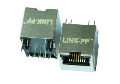 China Conector vertical LPJD0101BENL do ponto de entrada RJ45 de RV1-1200G72A com o transformador à venda