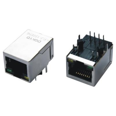 Cina RJ45 Ethernet schermata Jack con magnetica interna, porto di rete RJ45 J0011D21ENL in vendita