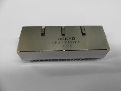 Cina hub 4-Port RJ45/di 1000M USB connettore a quattro fori RJ45 con magnetica in vendita