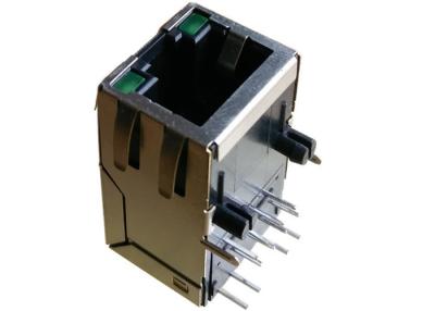 Cina HFJT1-E1G46-L12RL, RJ45 con il bordo integrato di sviluppo del PWB di vias di magnetica 10 in vendita