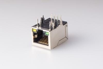 Cina L'entrata laterale il RJ45 verticale Jack ha integrato la magnetica 10/100/1000 in vendita