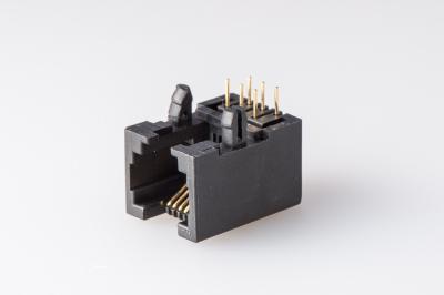 Cina rete di plastica completa della femmina del porto di 6P6C/6P4C/6P2C/90 gradi RJ45 Jack singola in vendita
