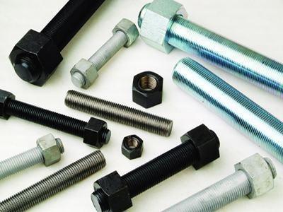 China STUD BOLTS, ALLOY STEEL, ASTM-A193 GR B7 C/W TWO HEAVY HEX NUTS, ASTM-A194 GR 2H for sale