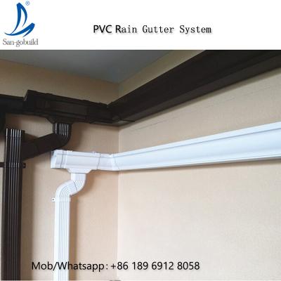 China Cheap Price Anti-Corrosion Roofing Plastic Rain Water Gutter Pvc Roof Drain/ Rain Water Drain/Drain Gutters for sale