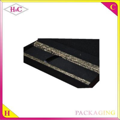 China Handmade leather plastic pen packaging box for sale