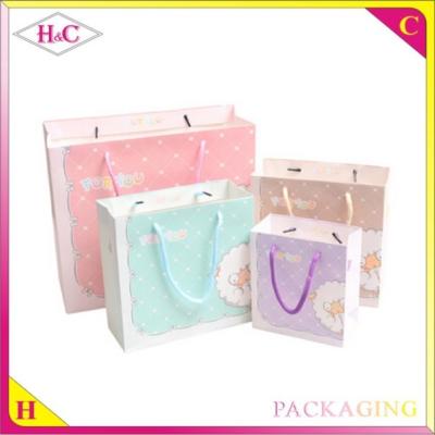 China Wholesale cartoon sheep paper packaging bags for sale