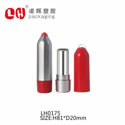 China wholesale empty arris cylinder pencil shaped lipstick tube for sale