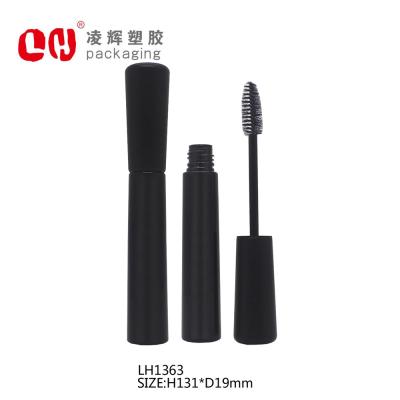 China wholesale empty round black plastic mascara tube for sale