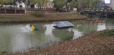 China Variable Frequency Solar Technology Water Wheel Aerator For High Yield Aquaculture for sale