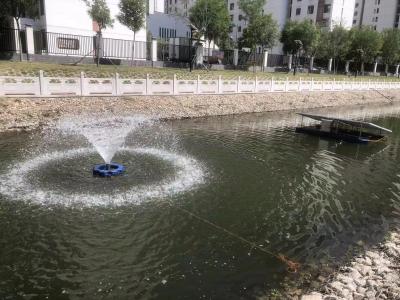 China Multiple Dynamic Spray Solar Water Fountain Aerator For Landscape Lake Purification for sale
