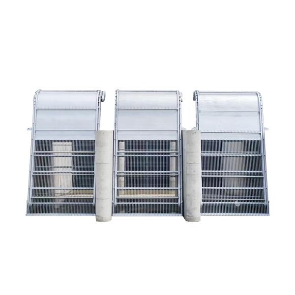 Quality Oblique Pointed Rake Teeth Grille Cleaner Water Conservancy Heavy Duty Screening Device for sale