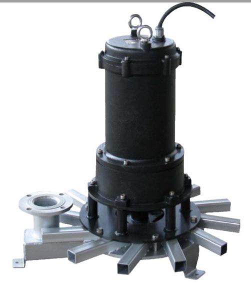 Quality High Efficiency Submersible Centrifugal Aerator for Wastewater Treatment with No Dead Zones and Durable Design for sale