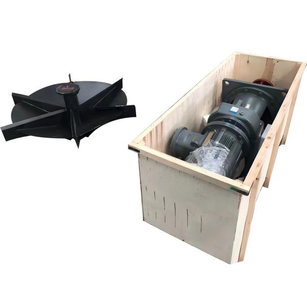 Quality High Oxygen Transfer Rate Inverted Umbrella Surface Aerator with Dual-Axial Thrust Device and Optimized Impeller for Wastewater Basins for sale