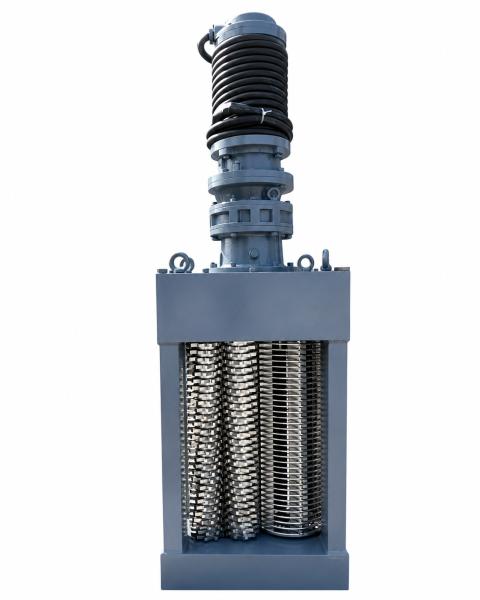 Quality Single-Drum Grinder Screen with 1,200 m³/h Flow Rate, Stainless-Steel Shaftless Drum, and Alloy Cutting Blades for Municipal Wastewater for sale