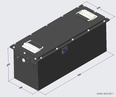Cina 100AH 24 Volt Batteria del camion di ricarica rapida Batteria del camion di litio Lifepo4 tensione stabile in vendita