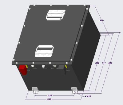 Cina 150h 48V Carro da golf batteria al litio 20A caricabatterie sicurezza e stabilità duratura in vendita