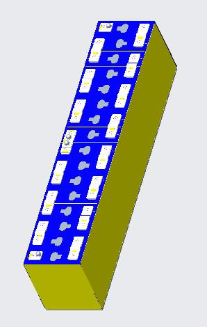Quality High Efficiency 48V 230Ah Li Ion Golf Cart Battery Space Saving Design for sale
