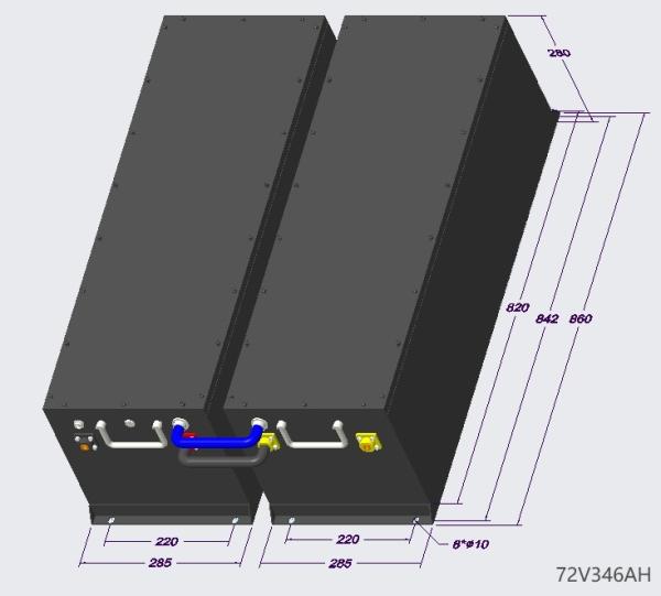 Quality 2.8" Display Golf Cart Lithium Ion Battery 72V 346Ah Lithium Golf Cart Batteries for sale