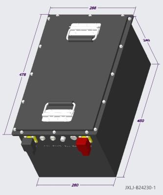 China Bateria de Alta Capacidade 24V 230Ah para Varredoras - Saída de Energia Confiável à venda