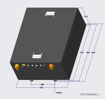 China Robust 48V 460AH Forklift Lithium Ion Battery Fast Charging Deep-Cycle Long Lifespan for sale