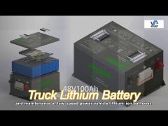 high capacity 230ah truck lithium battery anti vibration design truck 24v battery