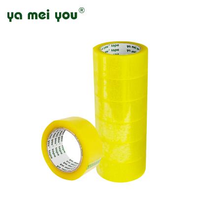 China 38-60micros Transparent BOPP Packing Tape 45mm×100m For Shipping Warehouse Use for sale