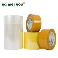 Quality OEM Carton Sealing Tape Transparent Yellow Beige Bopp Tape for Sealing Cartons for sale