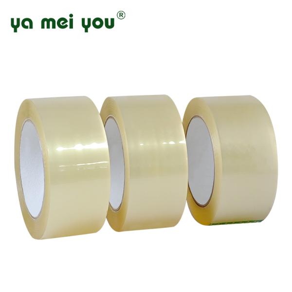 Quality Clear Colour Bopp Packing Tape Transparent Adhesive Tape Single Sided 50microns for sale
