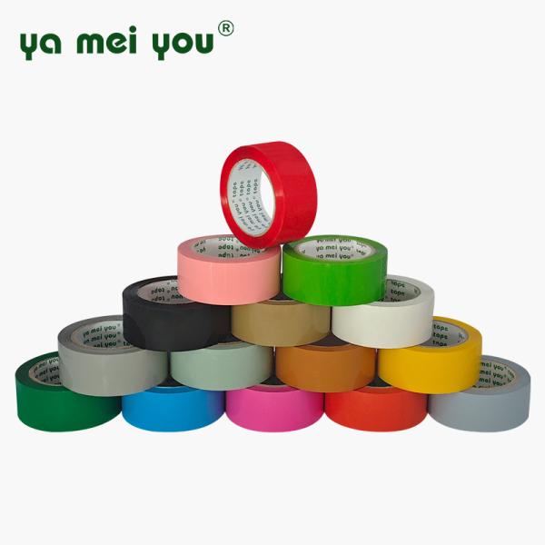 Quality 50micros Thickness BOPP Colored Packaging Tape For Logistics Transportation for sale