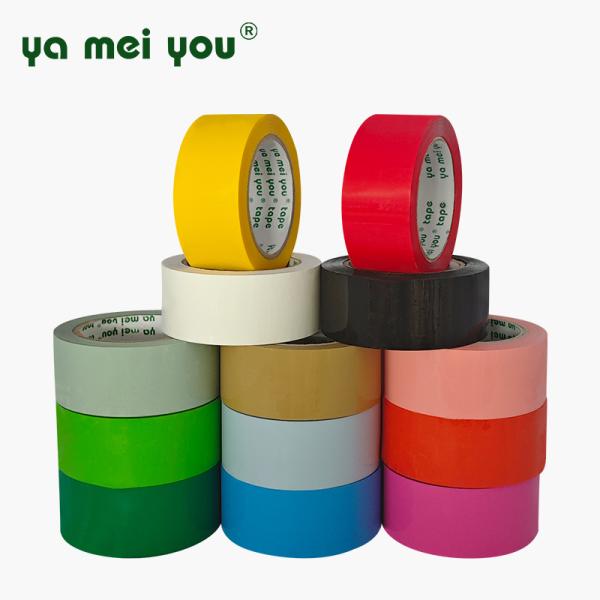Quality Carton Sealing BOPP Colored Tape White Red Blue Green Yellow Orange Black Brown Coffee Pink for sale