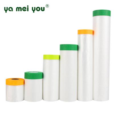 China Overspray Protection PE Protective Film For Auto Painting Surface Covering for sale