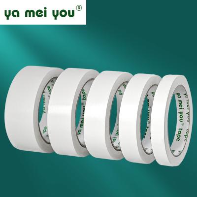 China Custom Logo Cotton Paper Double Sided Tape High Bond Pressure Sensitive Adhesive for sale