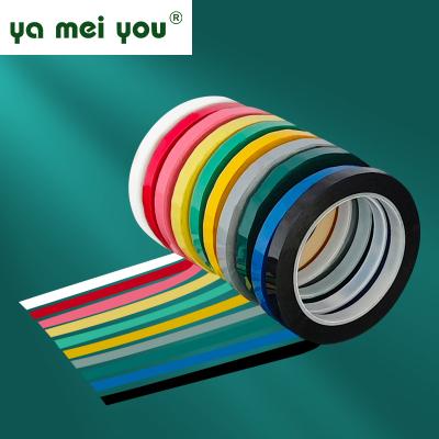 China High Adhesive Colored Mylar Tape PET Polyester High Temperature Electrical Insulated Tape for sale