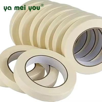 China Crepe Paper Tape Clean Removal Sharp Paint Lines For Auto Industry DIY Renovation for sale