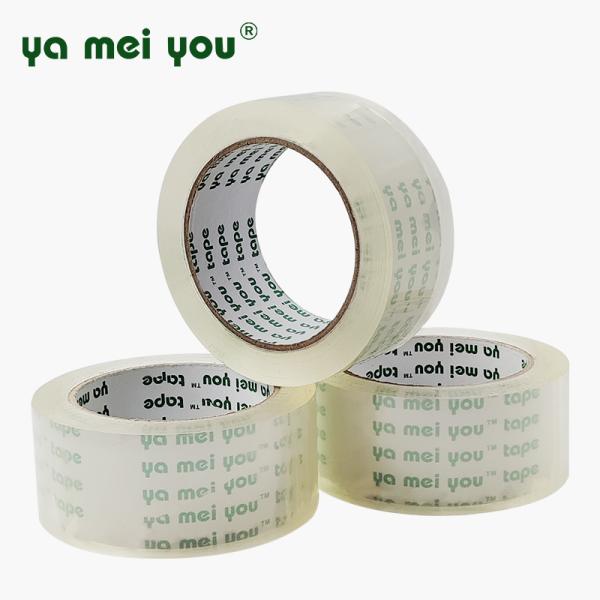 Quality OEM Transparent Tape Bubble Free BOPP Adhesive Tape Custom Logo Multipurpose for sale