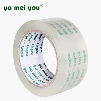 Quality High Tack Crystal Zero Bubble Clear Adhesive Tape For Moving Bulk Parcel for sale