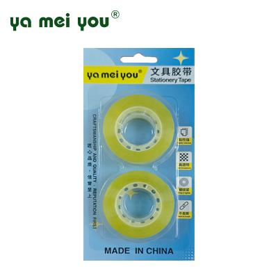 China 48micros Acrylic Adhesive Stationery Tape Blister Card Packaging For Retail Display for sale