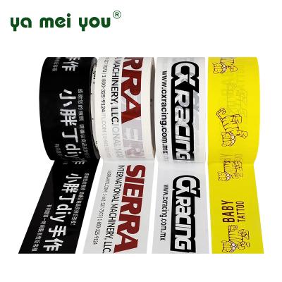 China Custom Printed BOPP Adhesive Tape Laser Engraved Intaglio Printing Fully Branded for sale