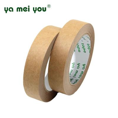 China Matte Face Writeable Brown Kraft Paper Tape Hand Tear Custom Width Length for sale