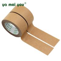 China Matte Face Writeable Brown Kraft Paper Tape Hand Tear Custom Width Length for sale