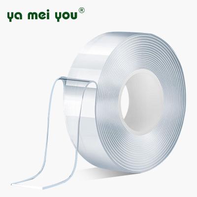 China Strong Residue Free Nano Double Sided Tape Washable 1.5mm Thickness For Daily Fixing for sale