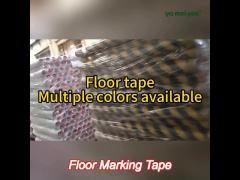 pvc material factory floor tape colored safety marking tape single sided high visibility