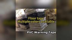 PVC Yellow Warning Tape Colored Marking on the Ground Floor Factory Marking