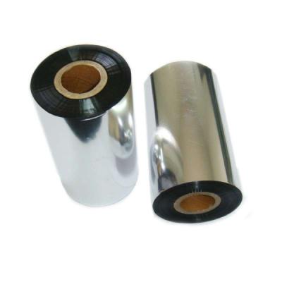 China Enhanced resin thermal barcode ribbons for PET print, 110mm x*450m for sale