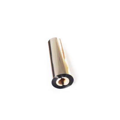 China Custom 30mm-220mm* 450m black wax resin thermal transfer ribbon for sale