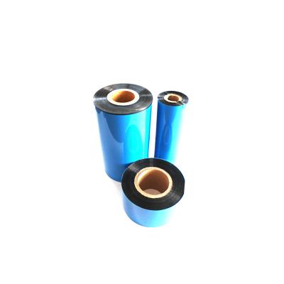 China Anti-abrasion full black multi size resin thermal transfer ribbon roll TTR for sale