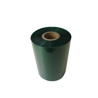 China Green Color Resin Thermal Transfer Ribbons TTR roll for pet label for sale