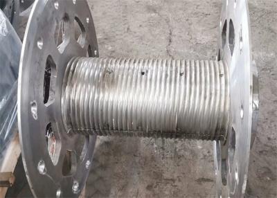 China 200m Wire Rope Cable Winch Drum With Lebus Sleeves For Rig Drawworks for sale